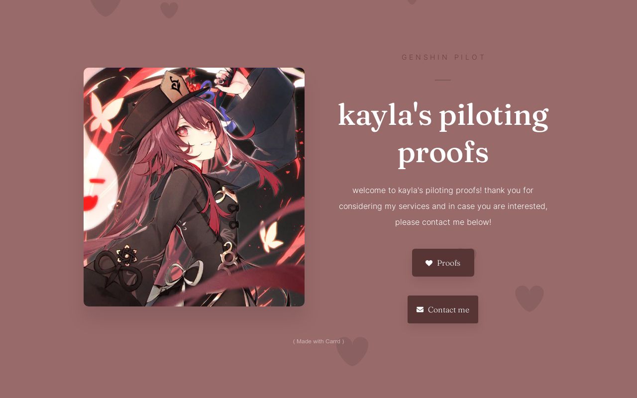 Kayla's Genshin Pilot